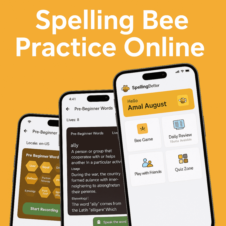 Spelling Bee Practice Tests: Free Online Resources be a Champion ...